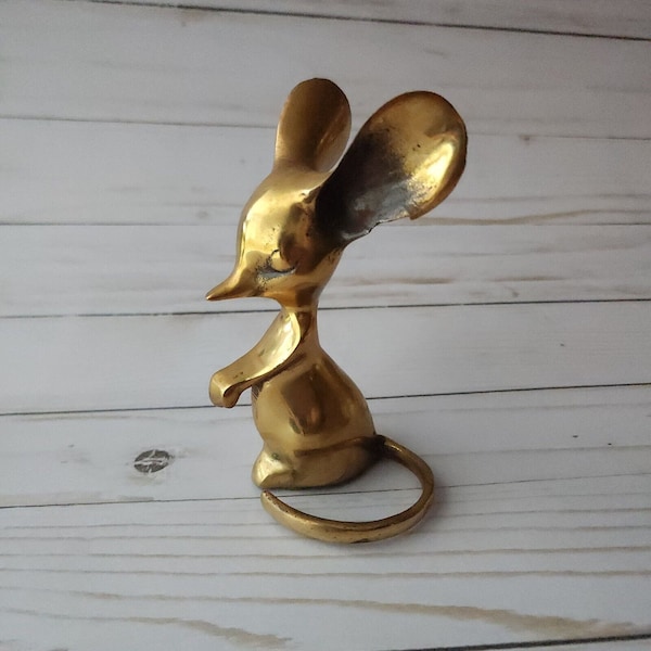 Brass Mouse - Etsy