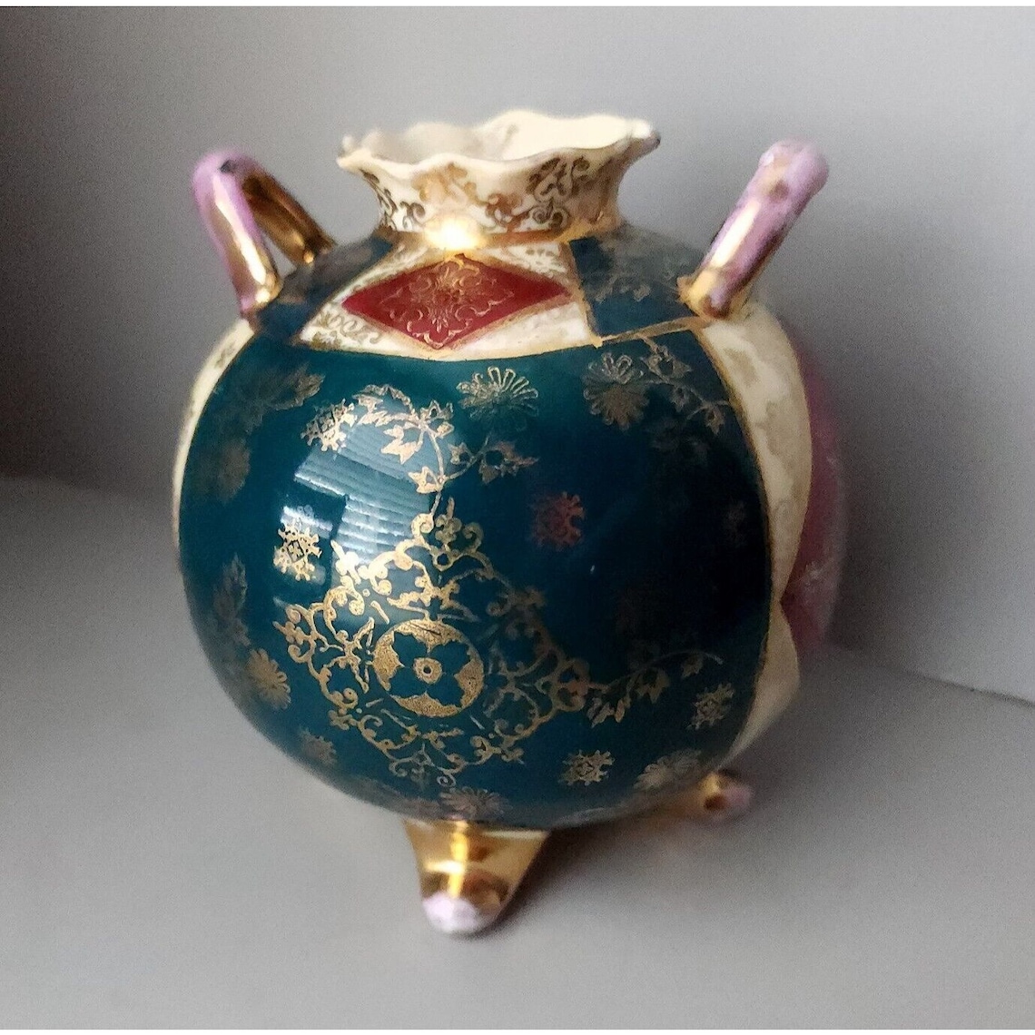 Royal Vienna Ackermann Fritze Signed Kaufmann Footed Vase - Etsy