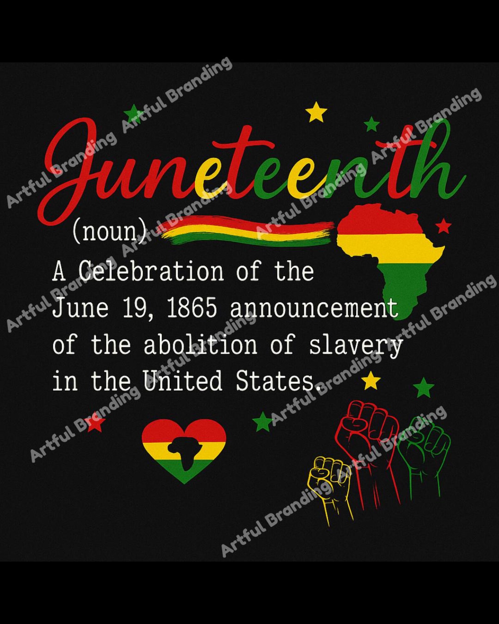 Juneteenth Celebration Shirt or Poster | Cursive Juneteenth Design ...