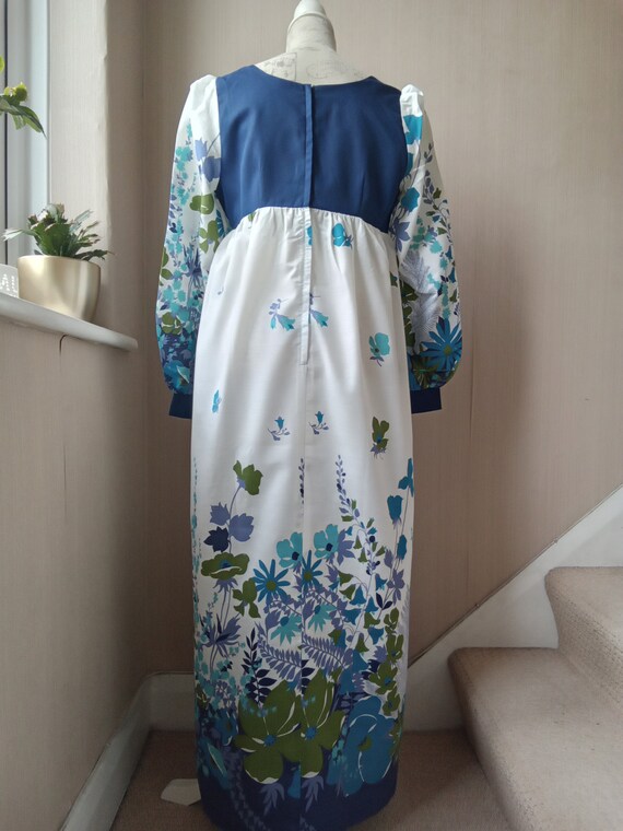 Vintage Marion Donaldson Floral 1970s Maxi Dress - Gem