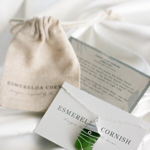 Cornish Sea Glass Silver Necklace / Handmade Jewelry From Cornwall ...