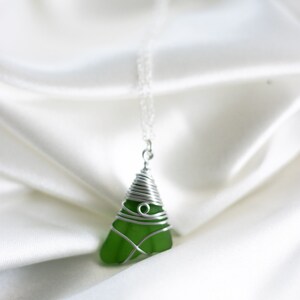 Cornish Sea Glass Silver Necklace / Handmade Jewelry From Cornwall ...