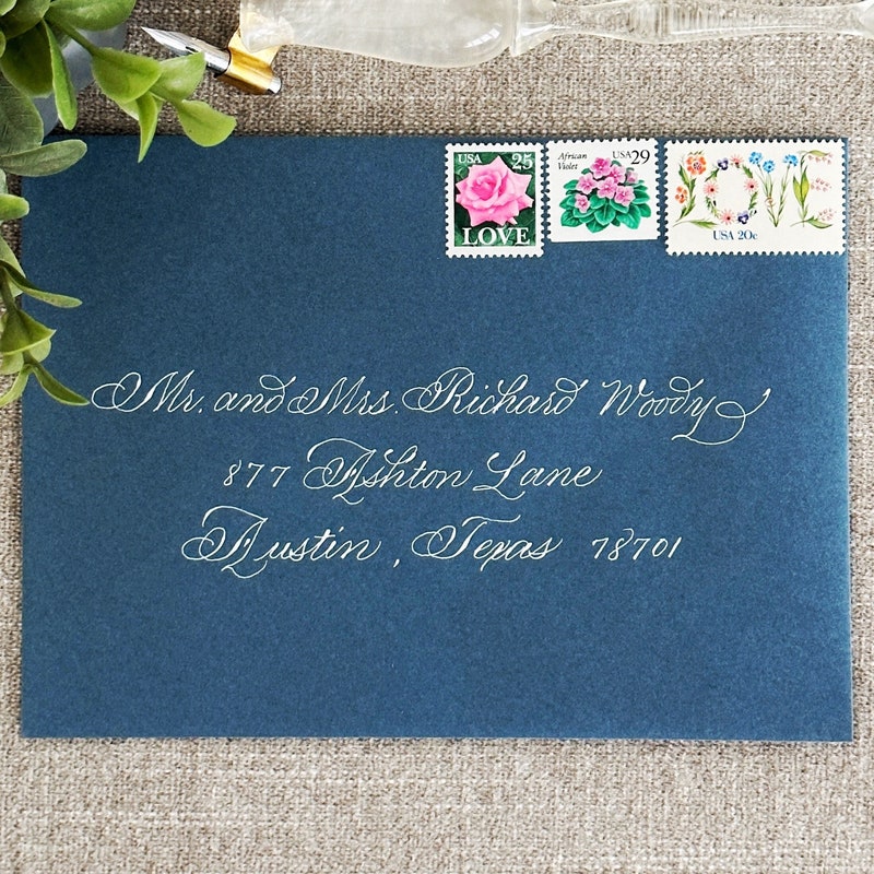 Calligraphy Envelope - Etsy