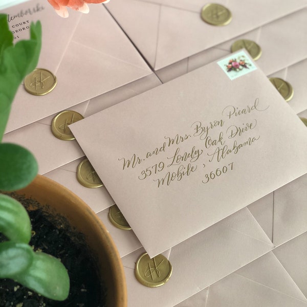 Calligraphy Envelope - Etsy