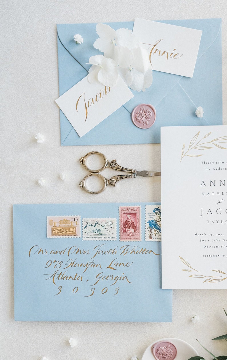 Modern Calligraphy Envelope Addressing Perfect for Weddings - Etsy