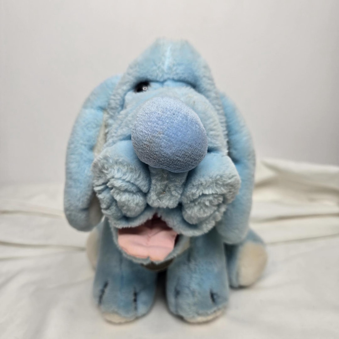 1984 Blue Wrinkles Sitting Plush Doll 9" - Stuffed Animal, the Heritage ...