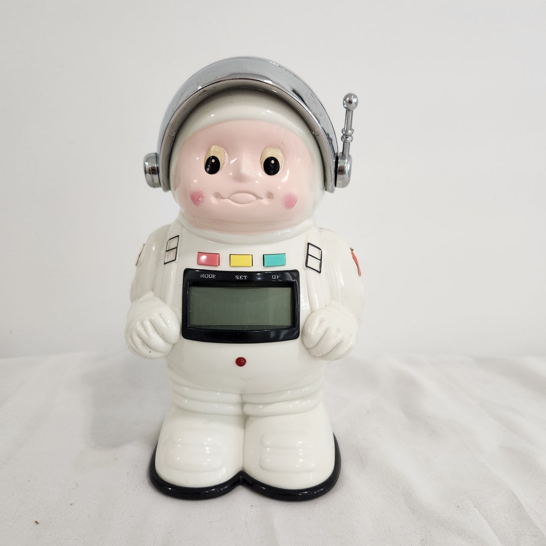 Digital Clock Coin Bank Canadian Astronaut - Etsy