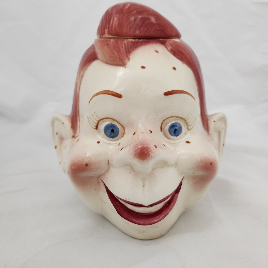 1950's Original Howdy Doody Pottery Cookie Jar With Lid - Etsy