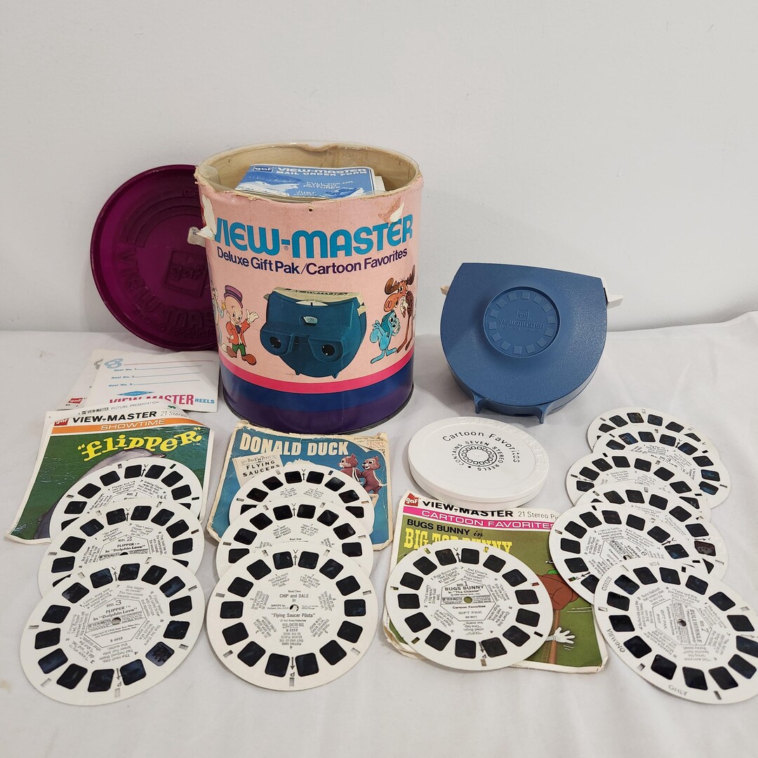 Viewmaster Lighted Viewer GAF Deluxe Gift Pack - Etsy