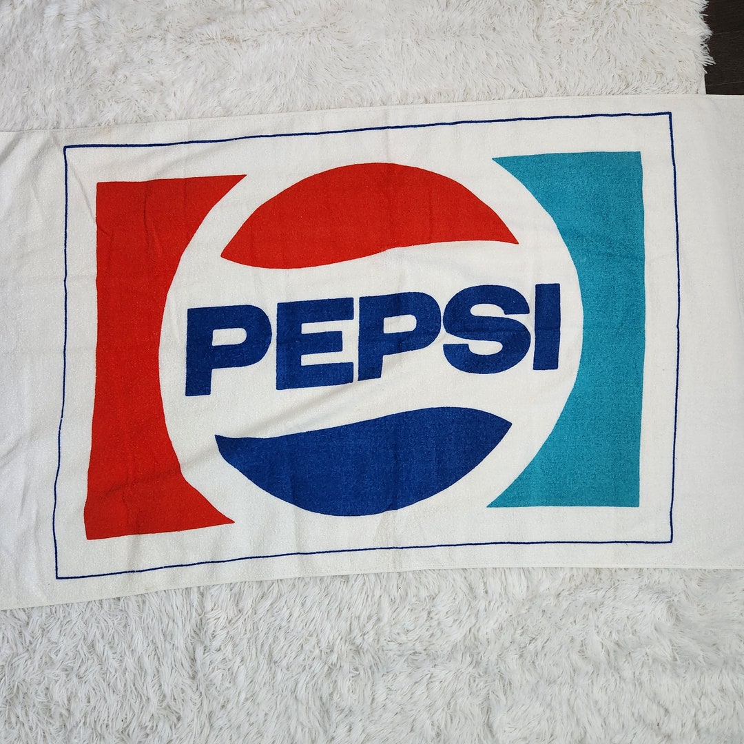 Vintage 1980's Pepsi, 80s Logo Towel, Beach Towel - Etsy