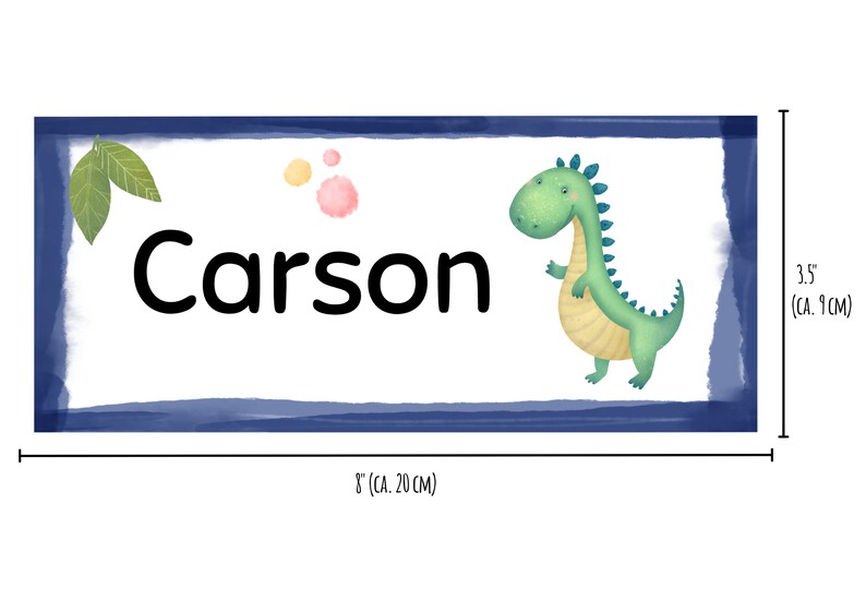 Classroom Name Tags Template Dinosaur | Editable | Printable ...