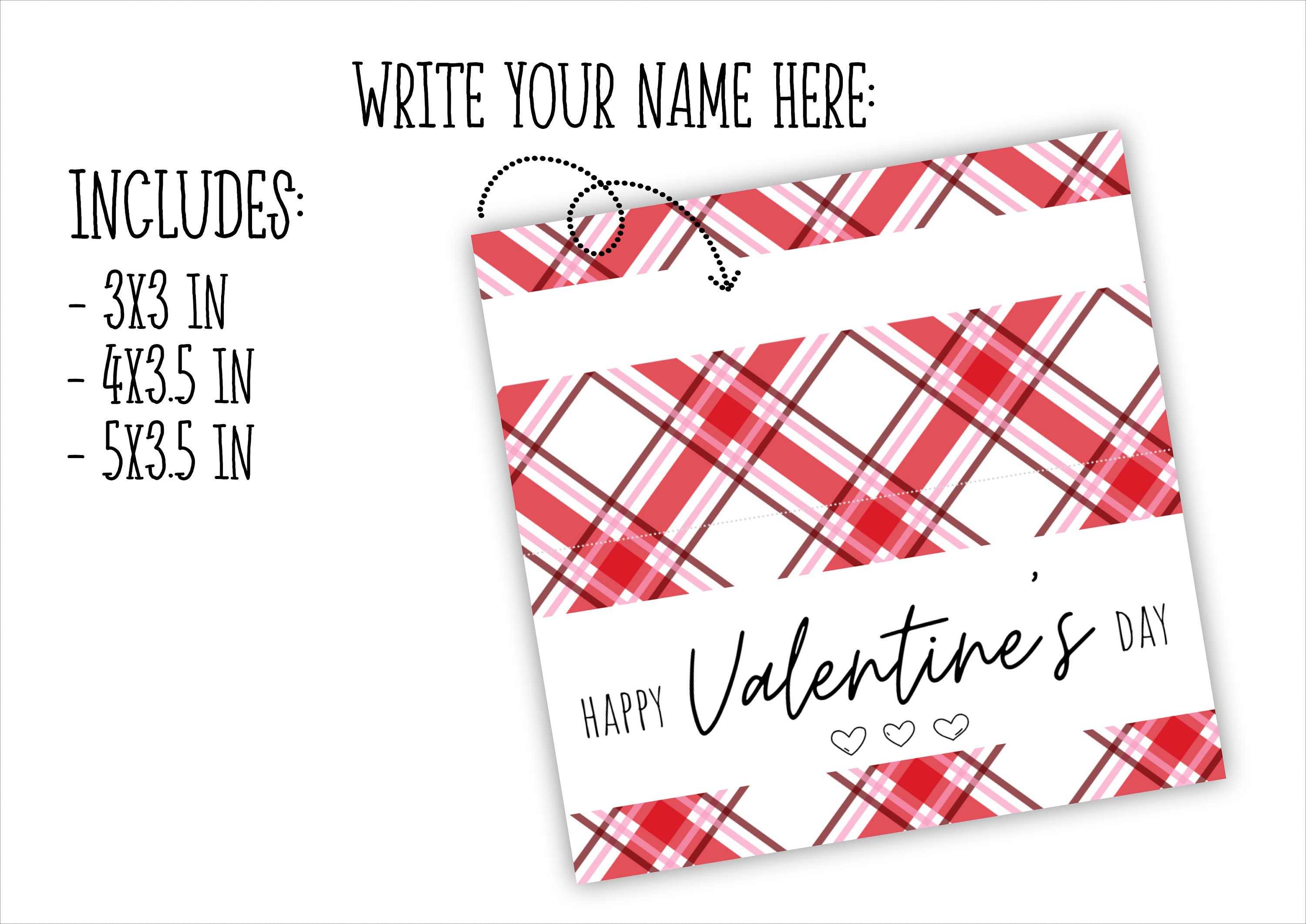 Valentine's Treat Bag Topper | Printable Cookie Candy Bag Topper School ...