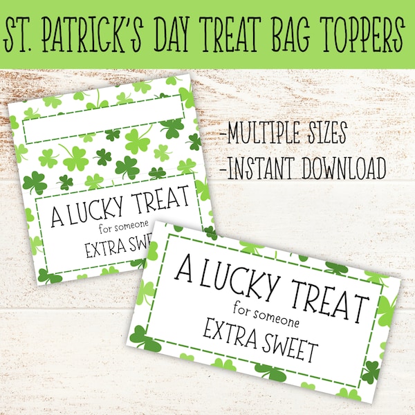 Goodie Bag Topper - Etsy