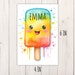 Classroom Name Tags Template Popsicles | Editable | Printable ...
