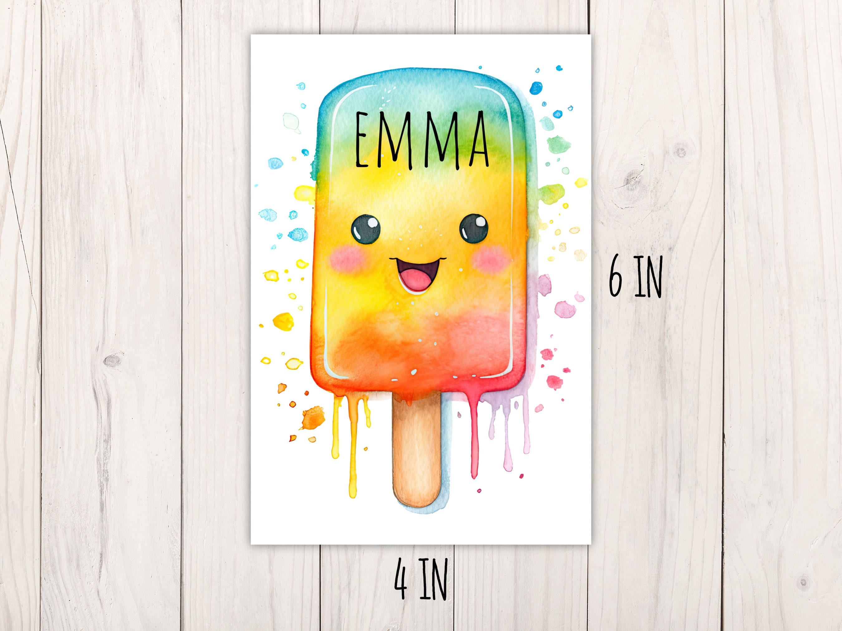 Classroom Name Tags Template Popsicles | Editable | Printable ...