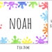 Classroom Name Tags Template Watercolor | Editable | Printable ...