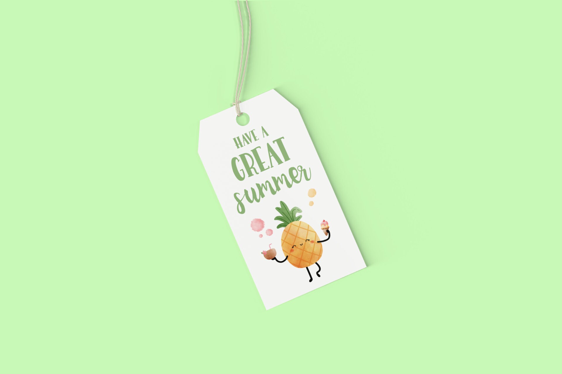 Summer End of School Year Tags | Printable | Party Tags | Last Day of ...