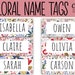Classroom Name Tags Template Pastel Editable Printable Elementary ...
