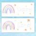 Classroom Name Tags Template Rainbow Editable Printable - Etsy