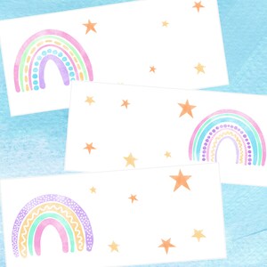 Classroom Name Tags Template Rainbow | Editable | Printable | Classroom ...