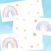 Classroom Name Tags Template Rainbow Editable Printable - Etsy