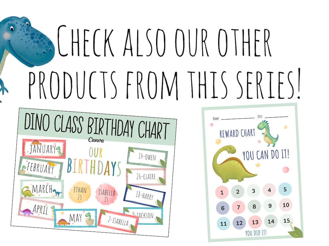 Classroom Name Tags Template Dinosaur | Editable | Printable ...