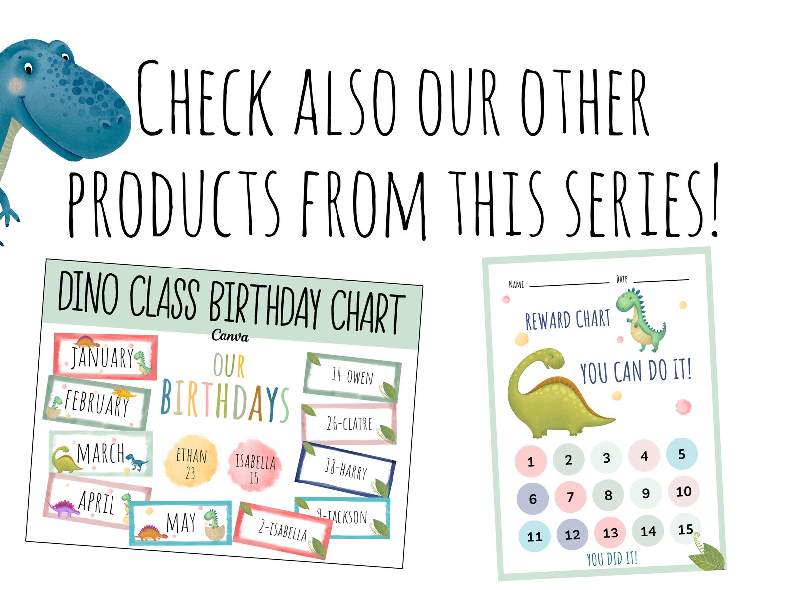 Classroom Name Tags Template Dinosaur | Editable | Printable ...