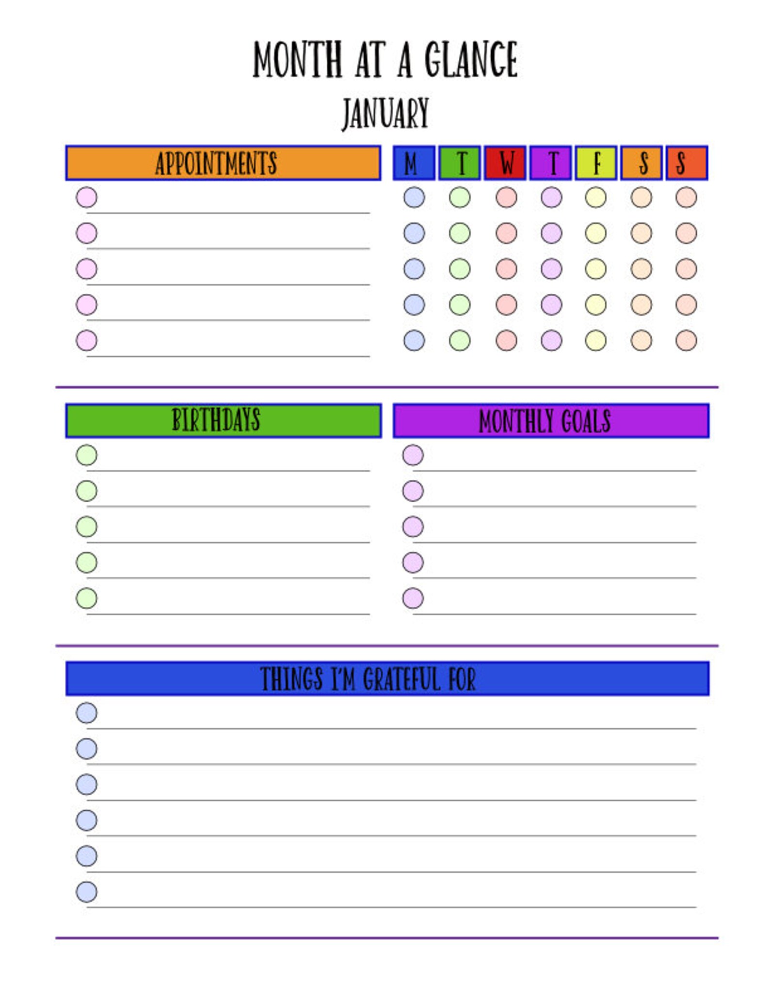 ADHD Planner for Kids | Printable PDF | Instant Download | School Daily ...