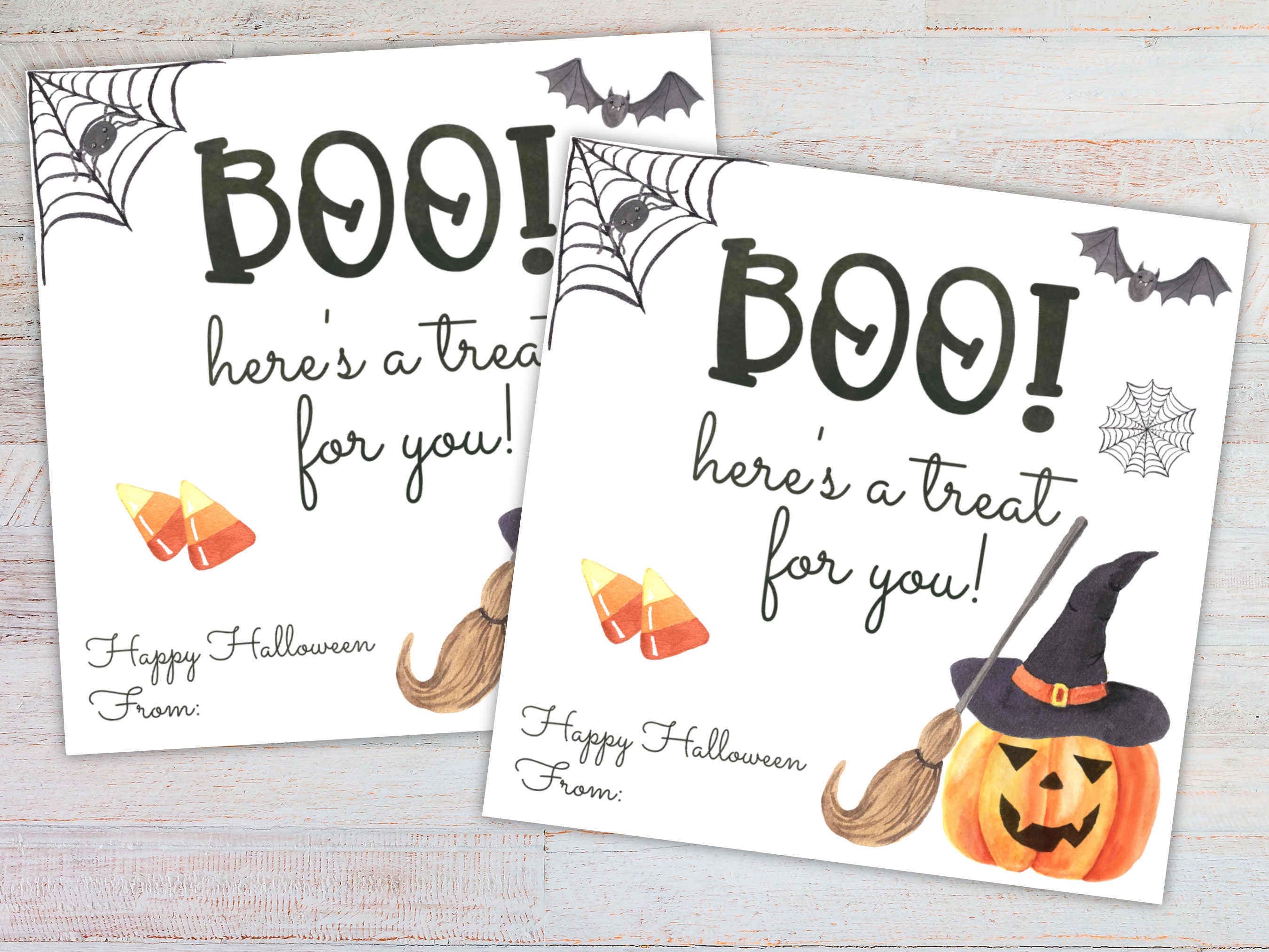 Halloween Treat Tags | Favor Tags | Printable | Cookie Tags | Halloween ...
