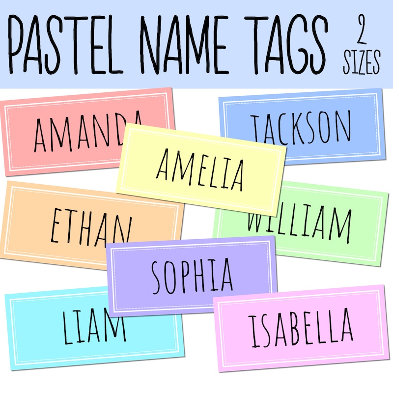 Table Name Tags - Etsy