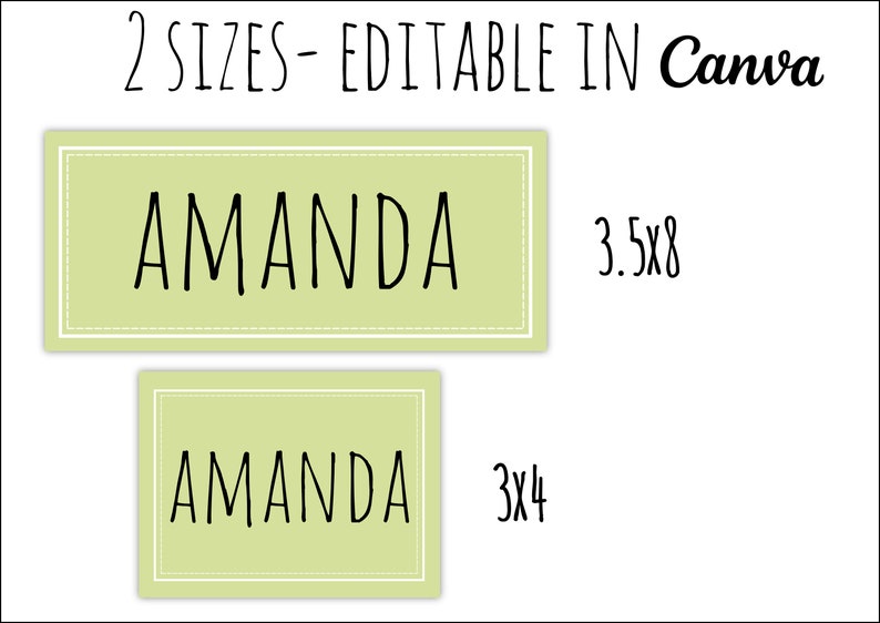 Classroom Name Tags Template Pastel Editable | Printable | Elementary ...