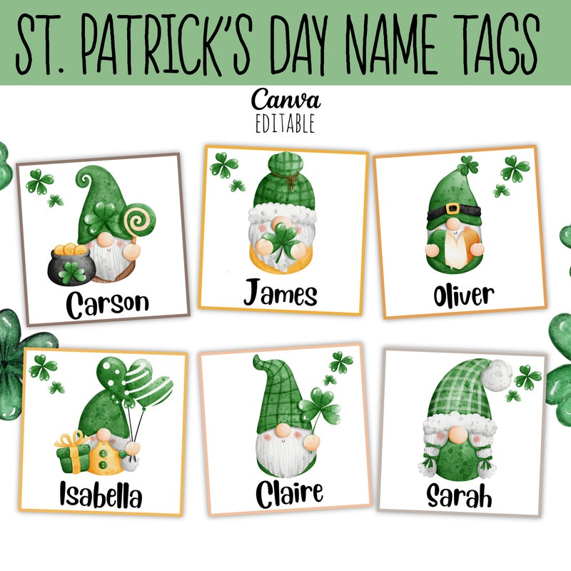 St Patricks Day Gnome - Etsy
