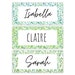 Classroom Name Tags Template Greenery Botanical Leafy Editable ...
