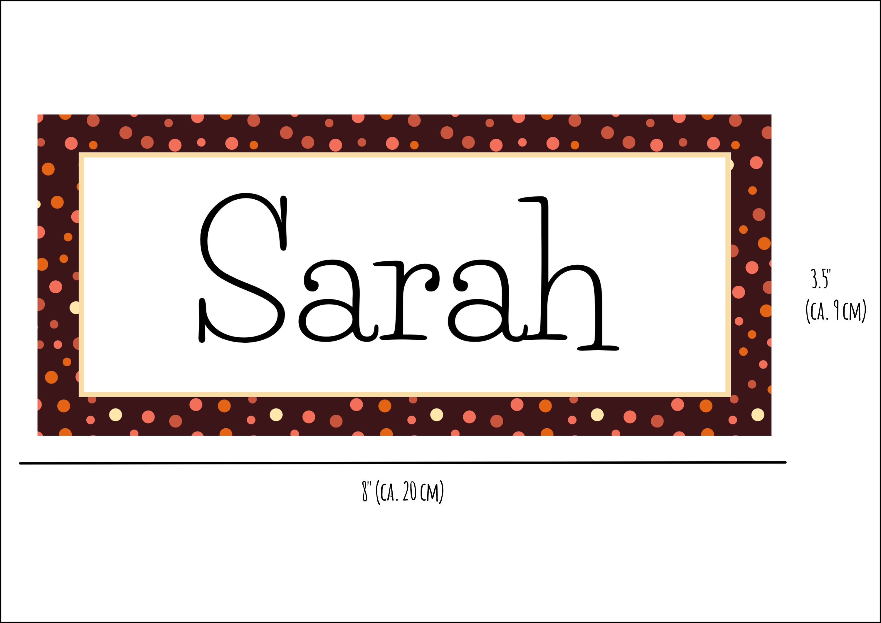 Classroom Name Tags Template Editable | Printable | Elementary School ...
