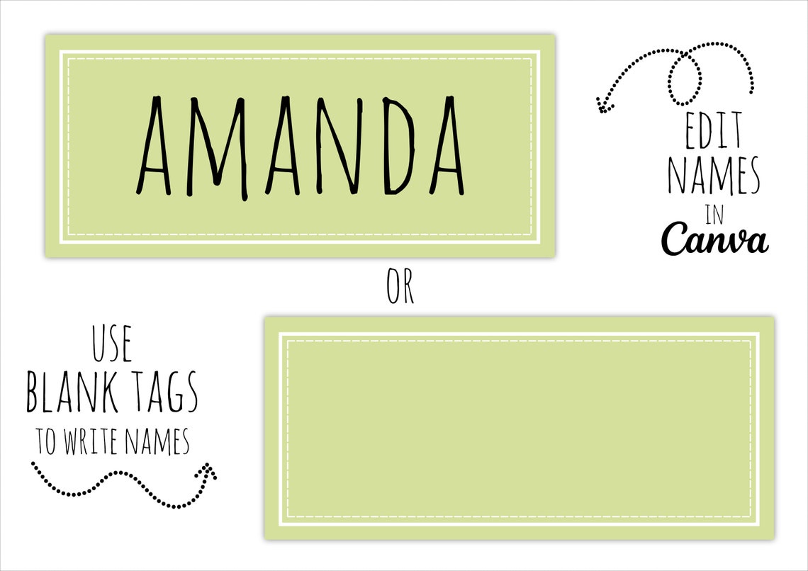 Classroom Name Tags Template Pastel Editable | Printable | Elementary ...
