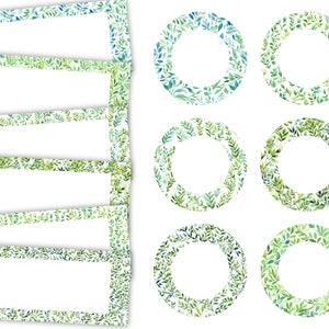 Classroom Name Tags Template Greenery Botanical Leafy Editable ...