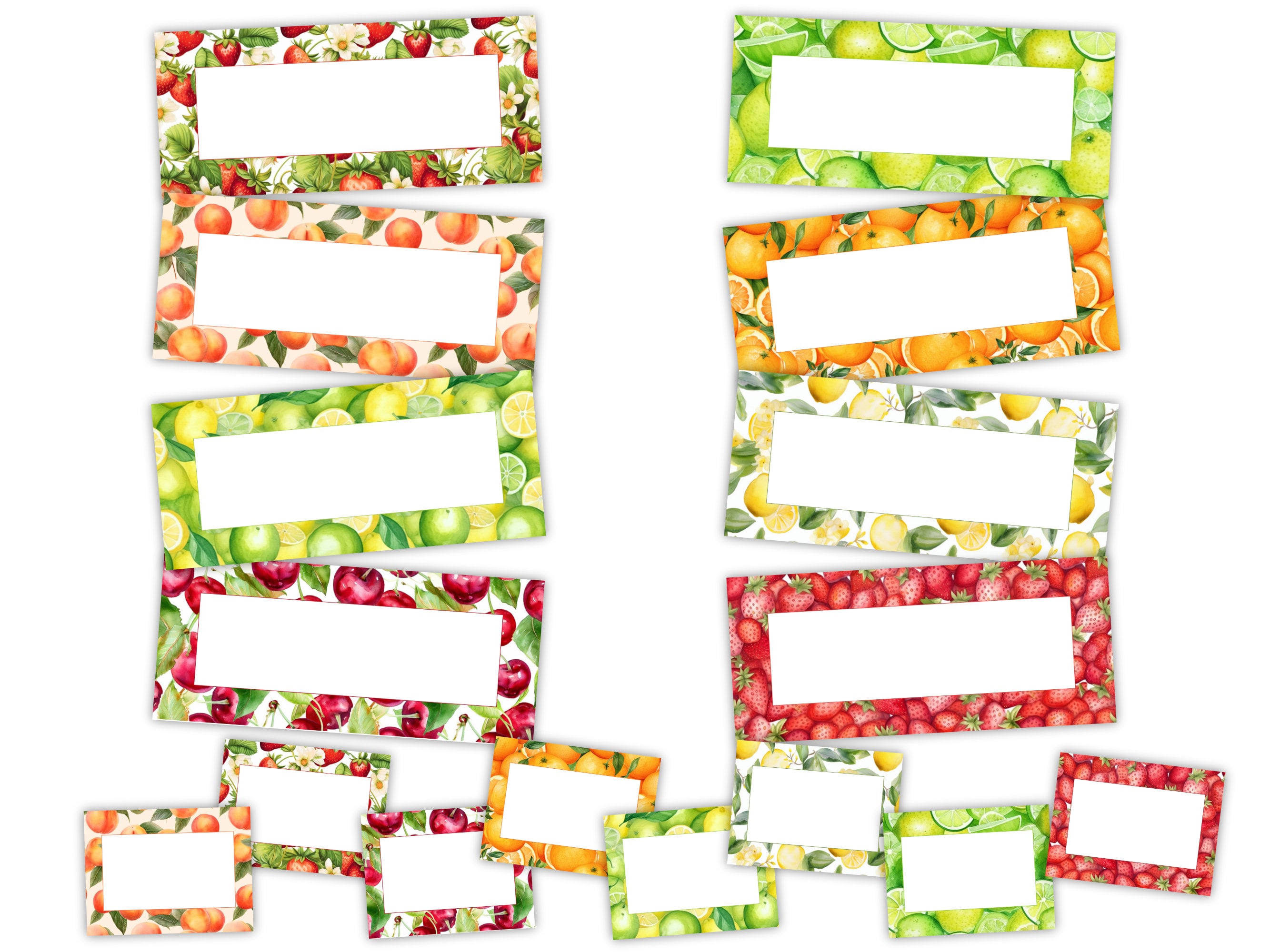 Classroom Name Tags Template Spring Fruit Editable | Printable ...