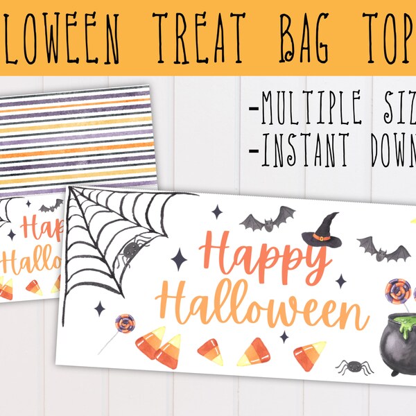 Treat Bag Toppers - Etsy