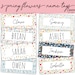 Classroom Name Tags Template Floral Flowers Editable | Printable ...