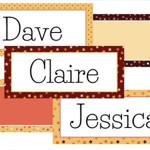 Classroom Name Tags Template Editable | Printable | Elementary School ...
