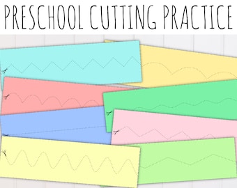 Scissor Skills Workbook | Pre-k Cutting Practice | 31 Pages ...