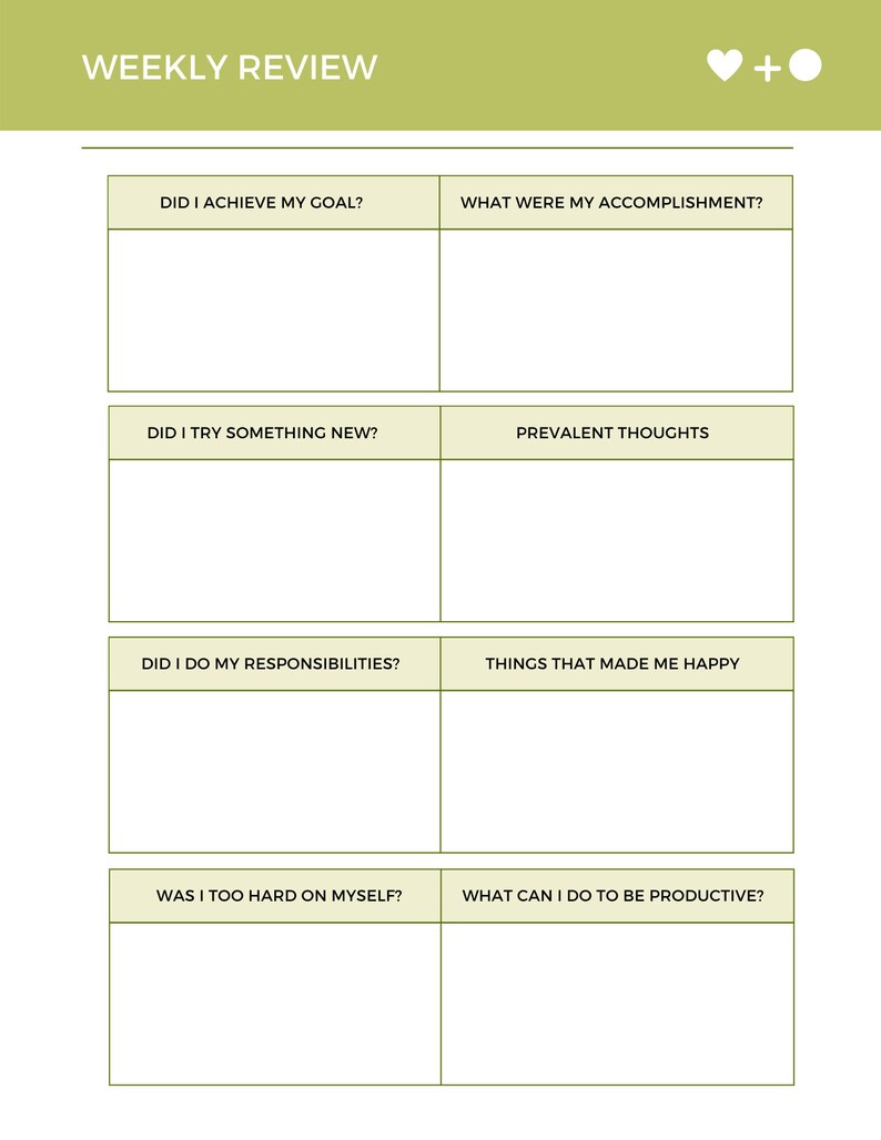 Self Care Journal Canva Template Instant Download Self Care Planner ...