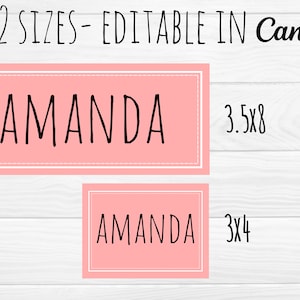 Classroom Name Tags Template Pastel Editable | Printable | Elementary ...