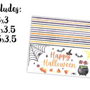 Halloween Treat Bag Topper | Printable | Cookie Bag Topper | Halloween ...