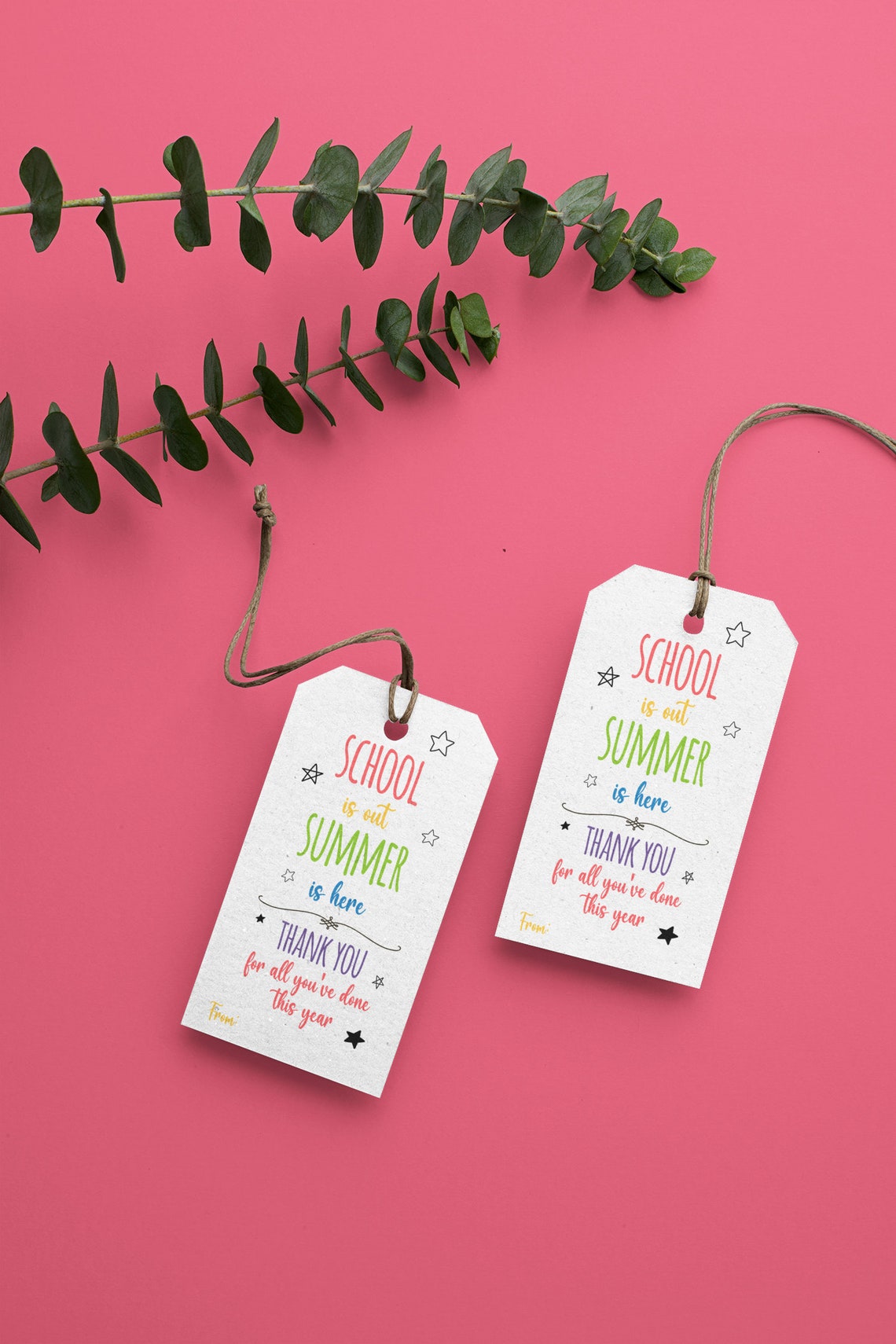 End of School Year Tags Teacher Appreciation Printable Appreciation ...