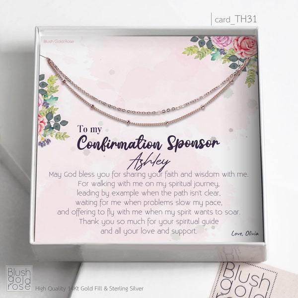 Confirmation Sponsor - Etsy