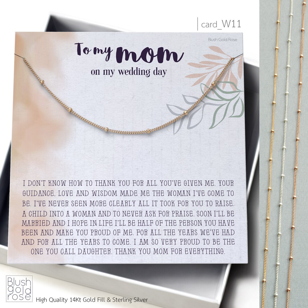 Mother of the Bride Necklace • Satellite Necklace • Wedding Jewelry ...