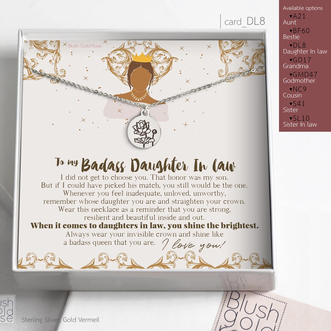 DIL Gift,engraved Birth Flower Necklace With Birthstoneinitial ...