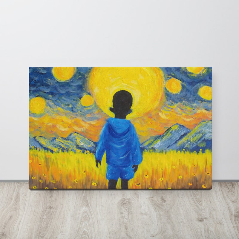 Black Boy Art Print - Etsy