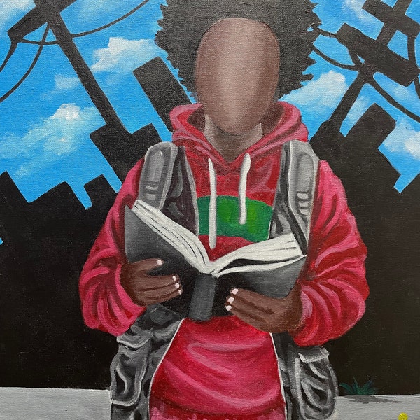 Black Boy Joy Painting - Etsy